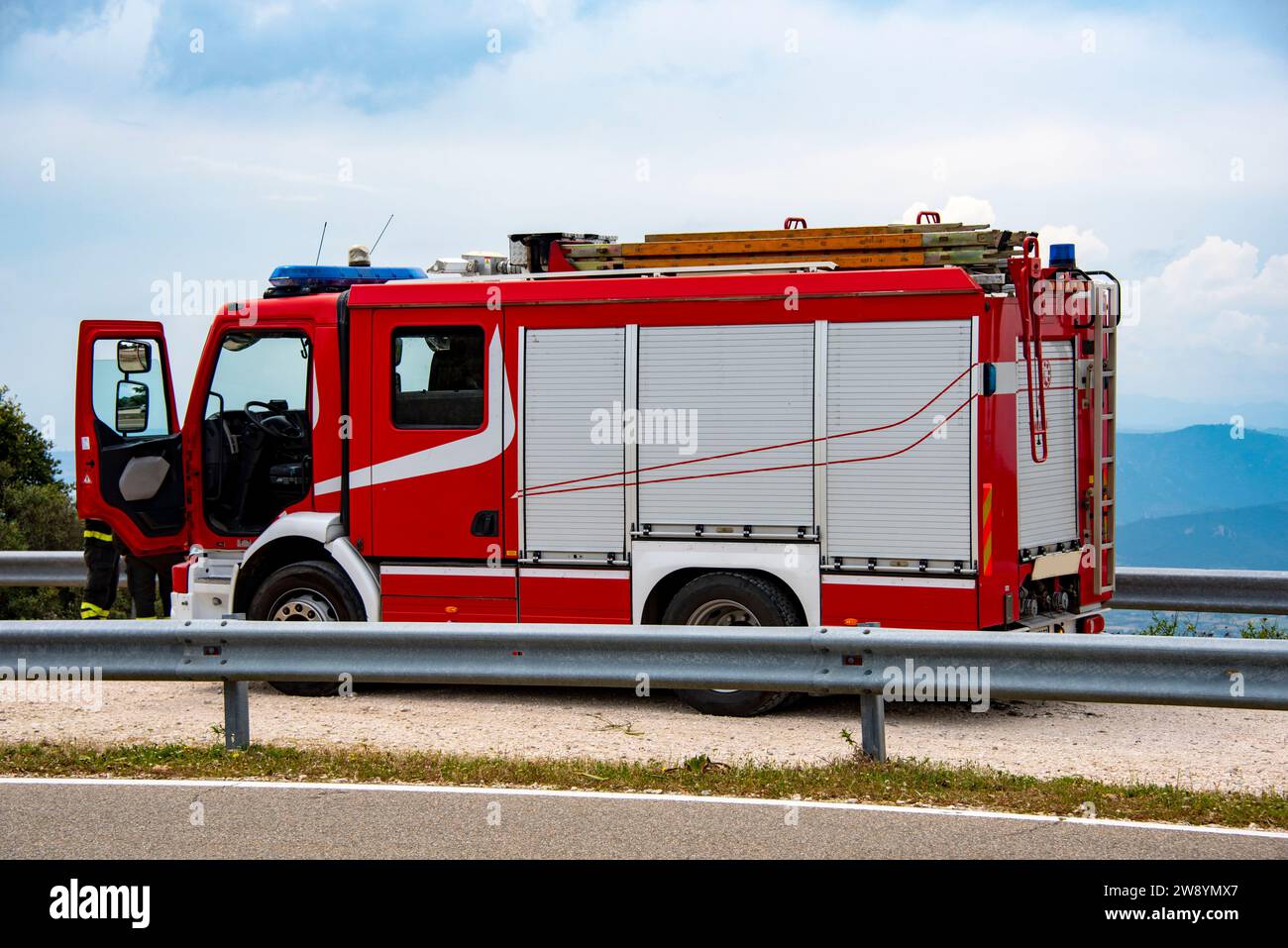 Italy fire engine hi-res stock photography and images - Alamy