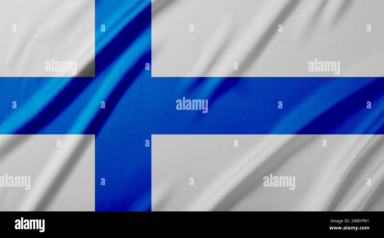 Finnish republic flag hi-res stock photography and images - Alamy