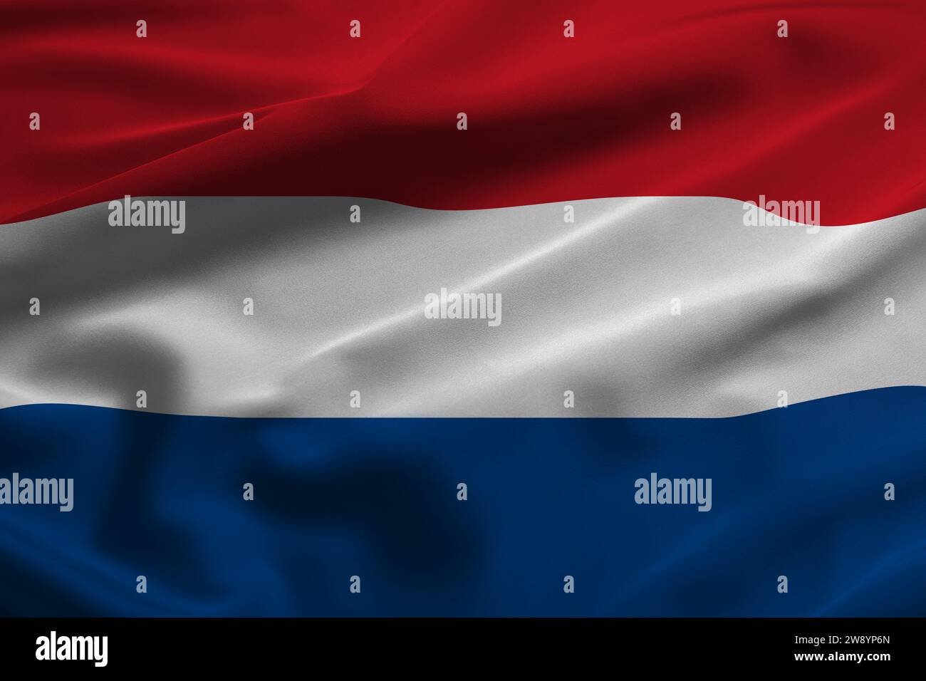 Tricolor flag of Netherlands. National country symbol Stock Photo - Alamy