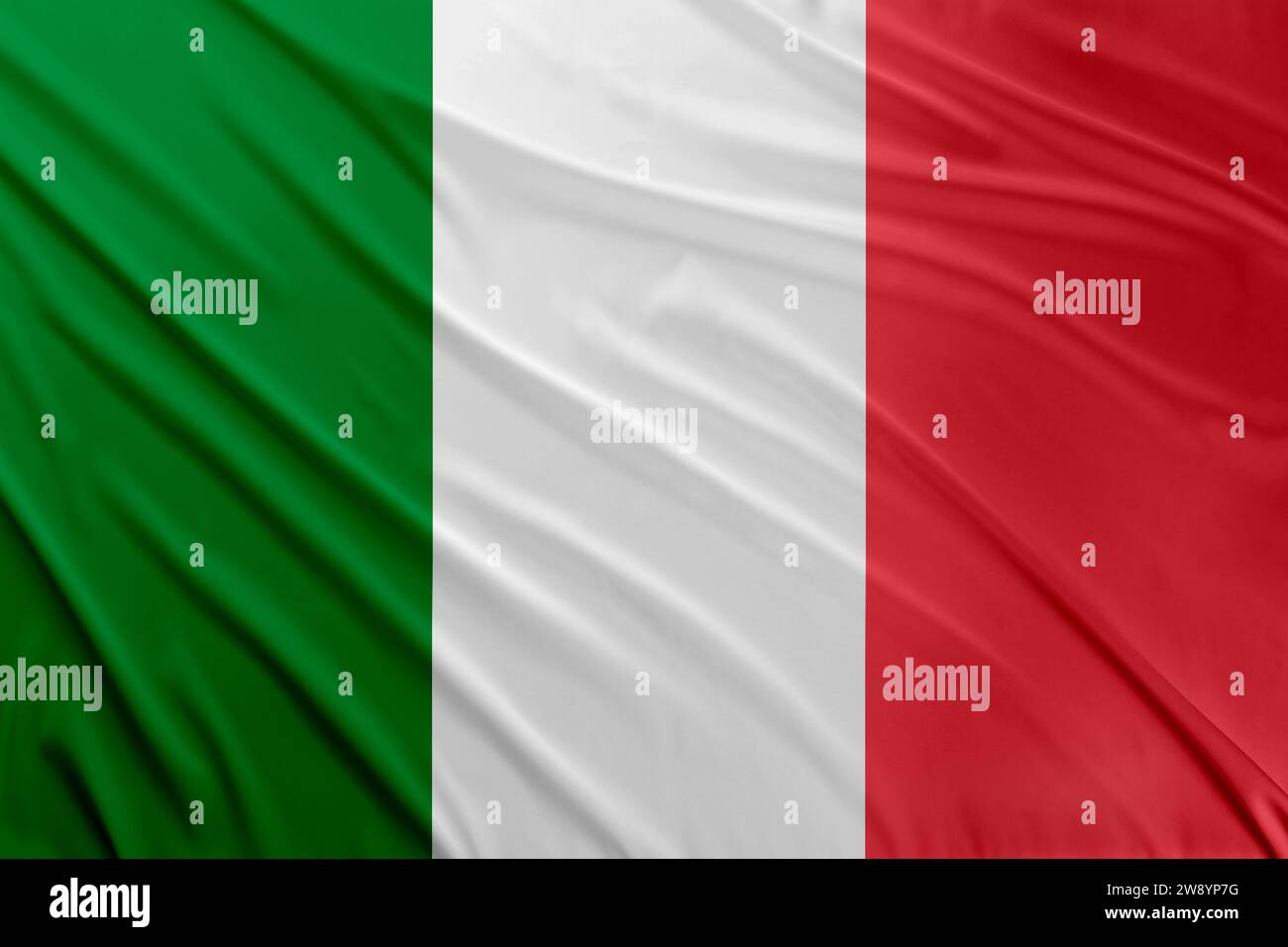 Satin texture italian flag hi-res stock photography and images - Alamy