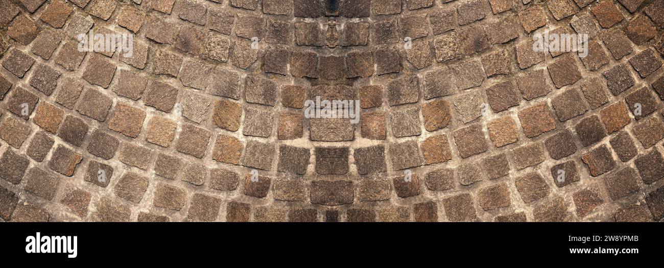 Stone tiled surface as background, top view. Banner design Stock Photo ...