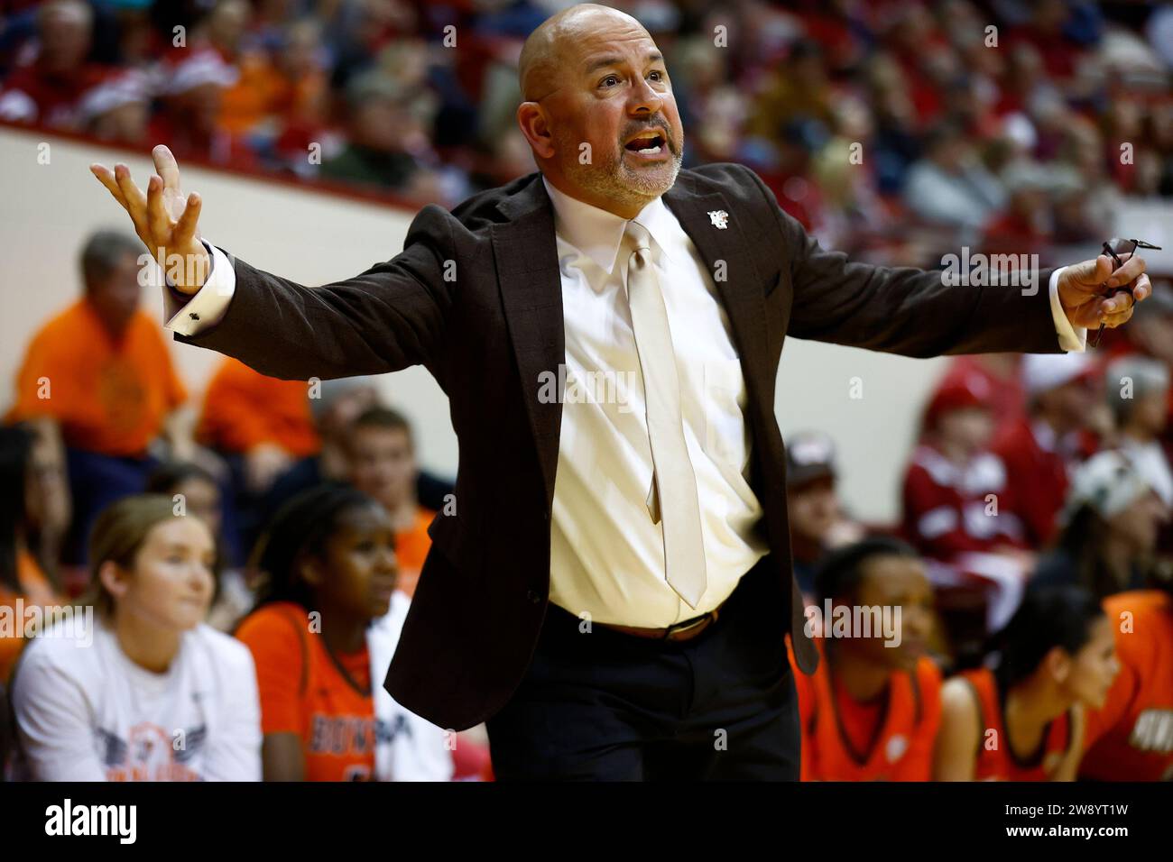 BLOOMINGTON, IN - DECEMBER 22:Bowling Green Falcons head coach Fredrick ...