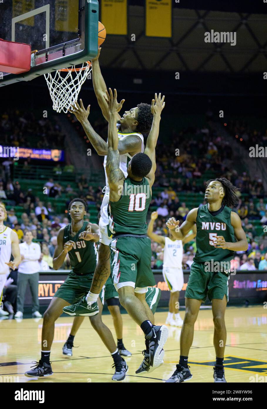 December 22 2023: Baylor Bears guard Langston Love (13) shoots the ball ...