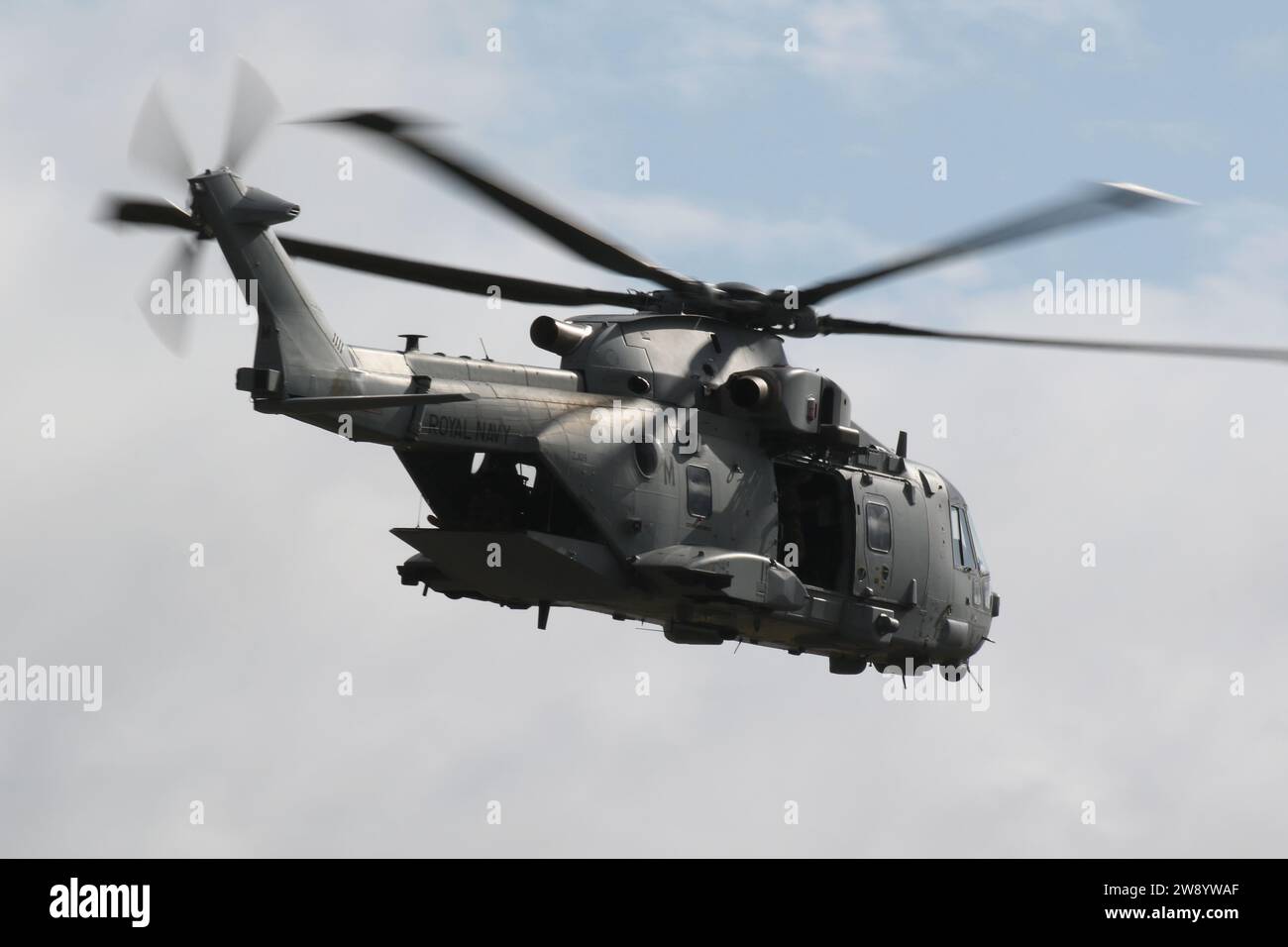 ZJ128, an AgustaWestland Merlin HC4 helicopter operated by the UK's ...