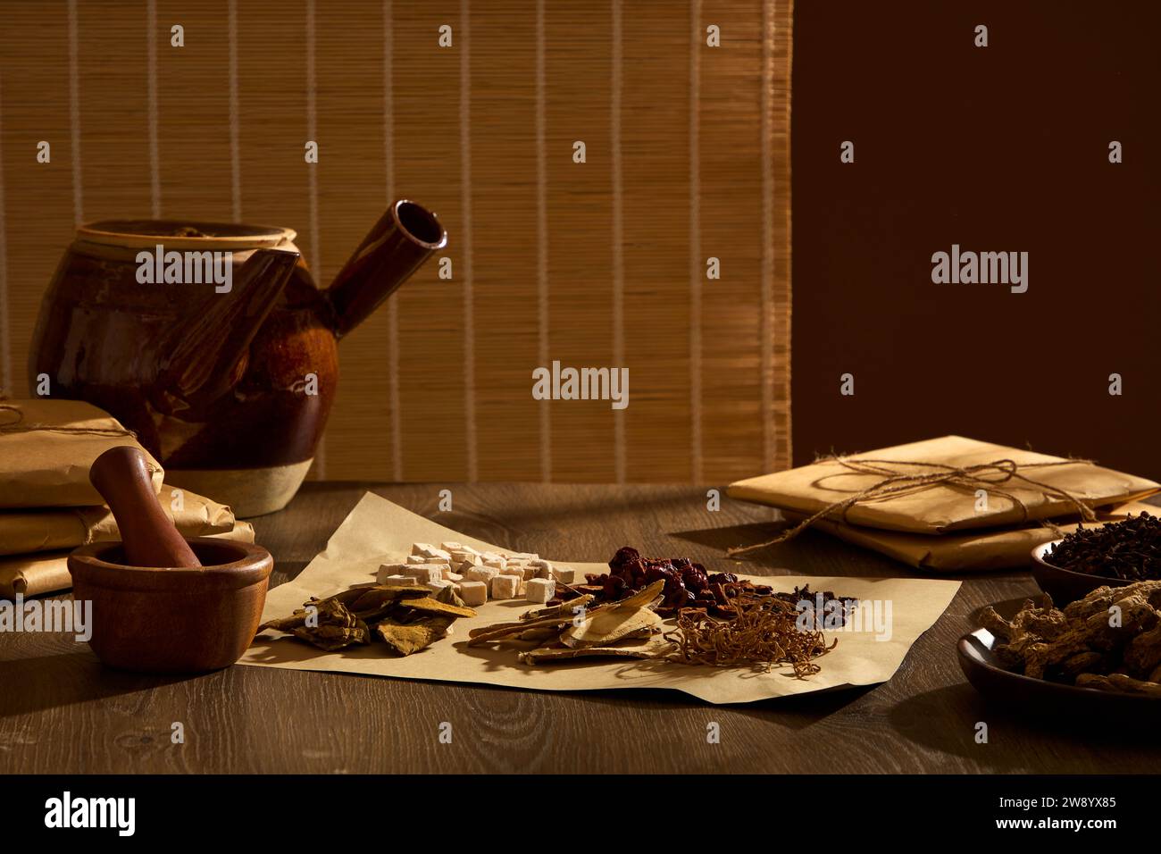 Concept of dividing herbs according to medicinal scale for daily intake ...