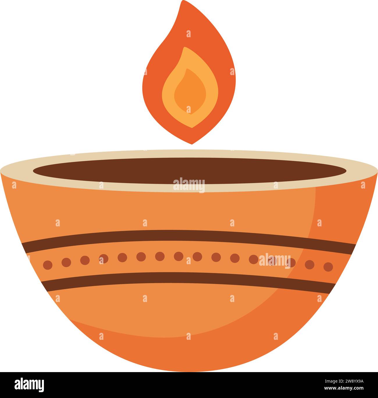 diya lamp illustration vector isolated Stock Vector Image & Art - Alamy