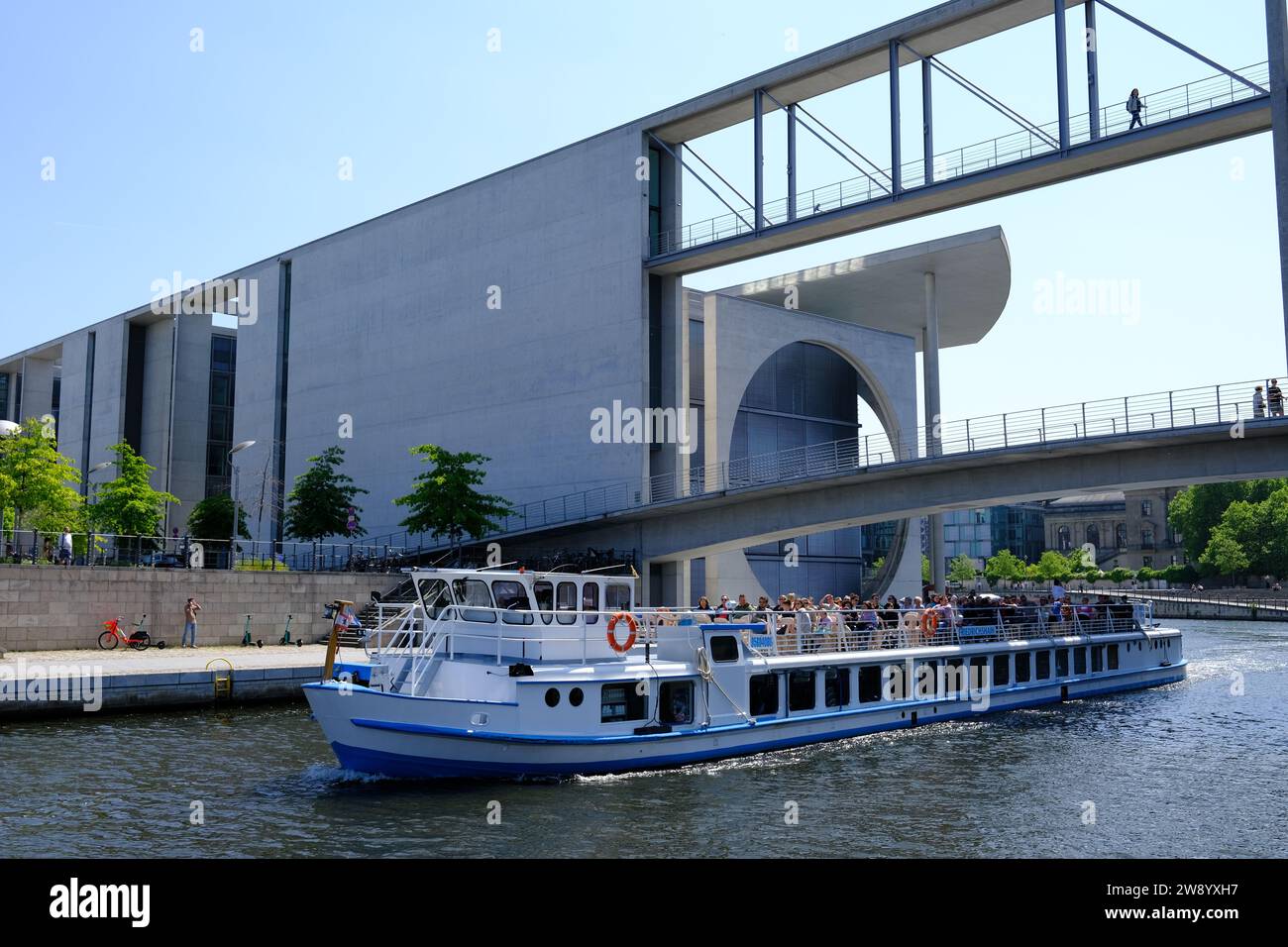 Berlin Germany - Waterfront German Chancellery Stock Photo - Alamy