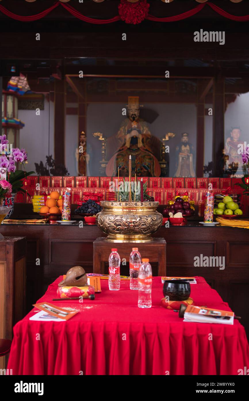 Bandung, Indonesia - January 8, 2022 : The offerings like food and ...