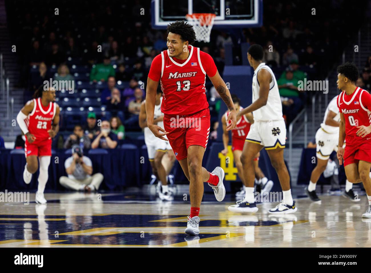 USA. 22nd Dec, 2023. December 22, 2023: Marist center Max Allen II (13 ...