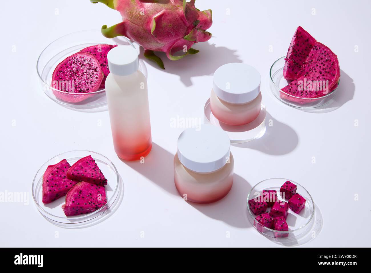 Minimal concept for advertising cosmetics with popular natural ...