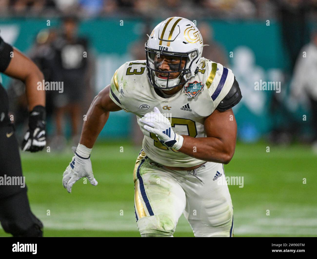 December 22, 2023: Georgia Tech linebacker Paul Moala (13) during ...
