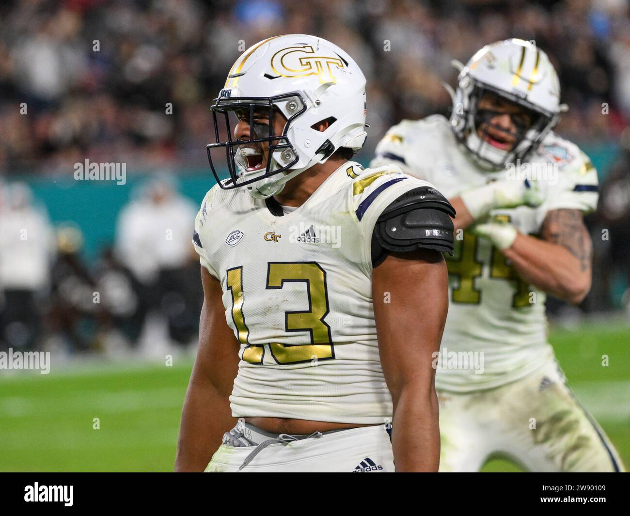 Tampa, USA. 22nd Dec, 2023. December 22, 2023: Georgia Tech linebacker ...