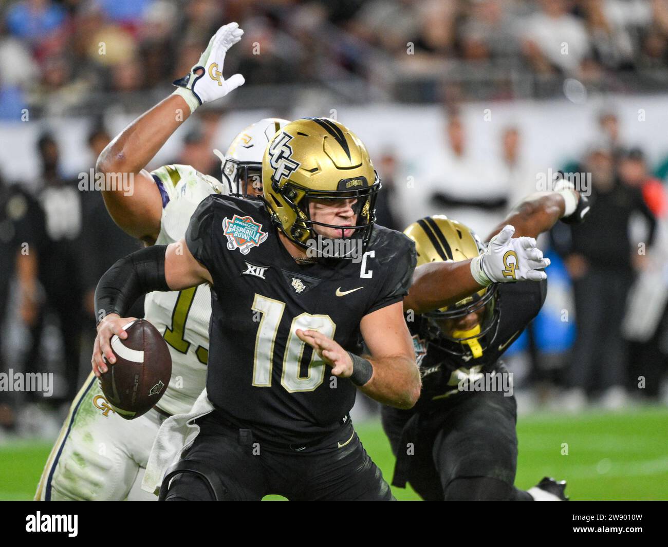 Tampa, USA. 22nd Dec, 2023. December 22, 2023: UCF quarterback John ...