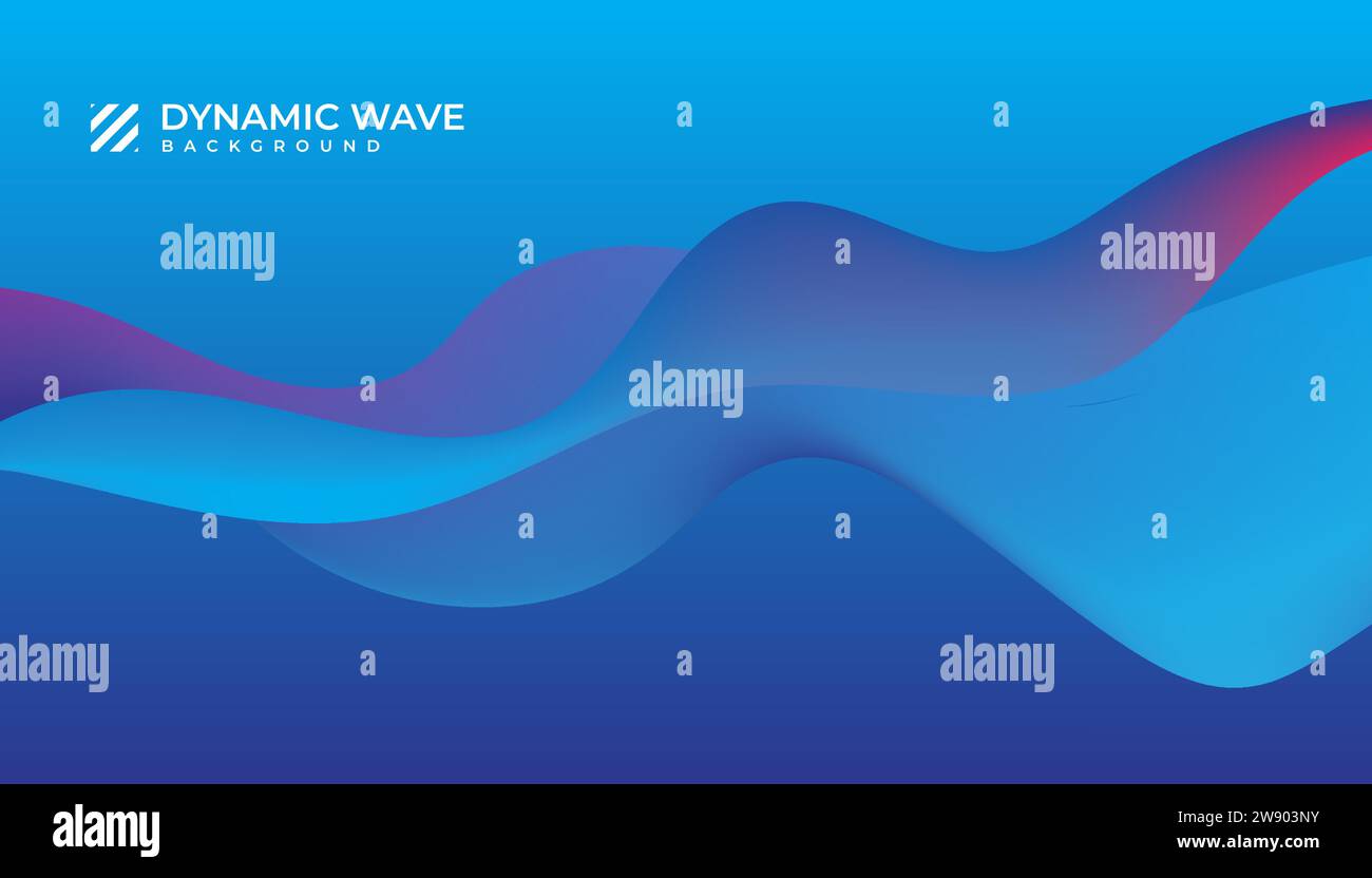 dynamic wave background vector. wavy background vector illustration ...