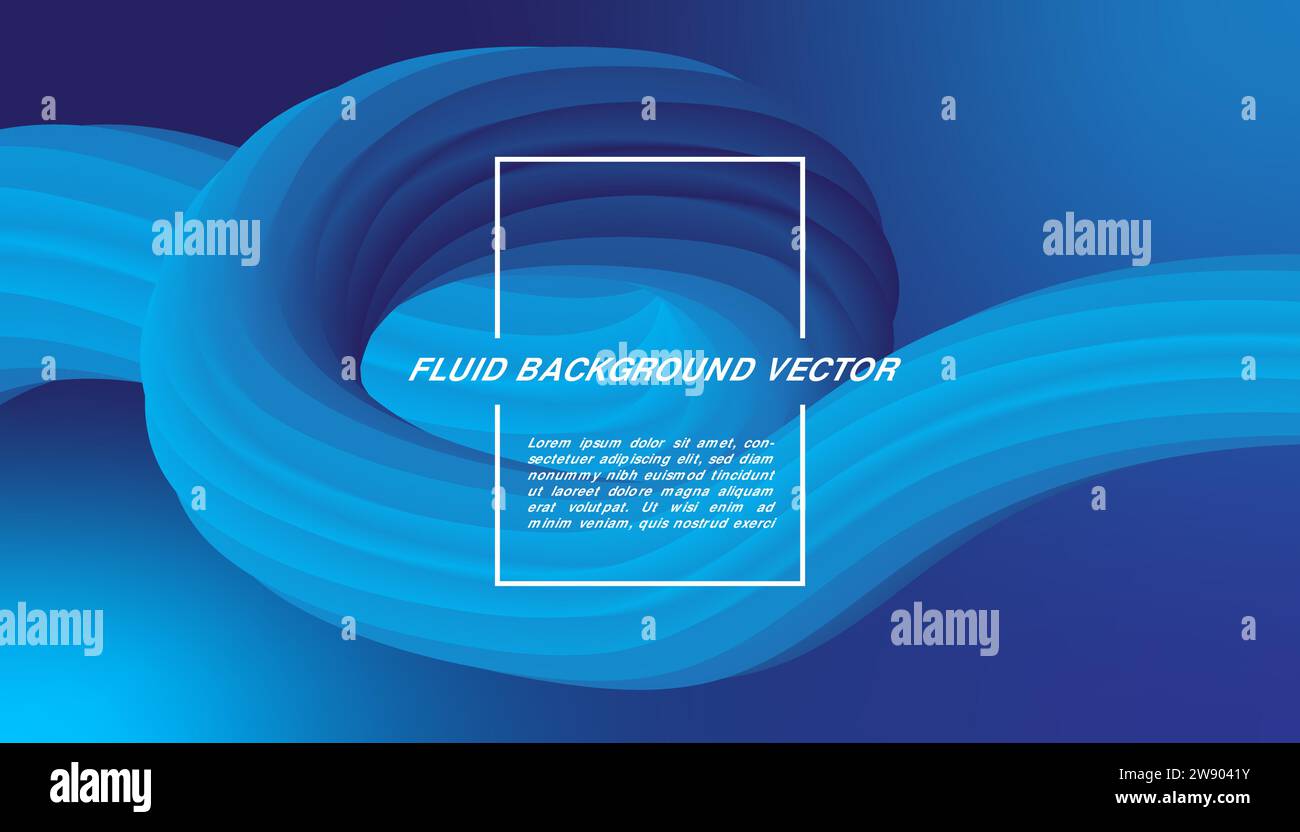 fluid blue background vector. fluid background vector illustration ...