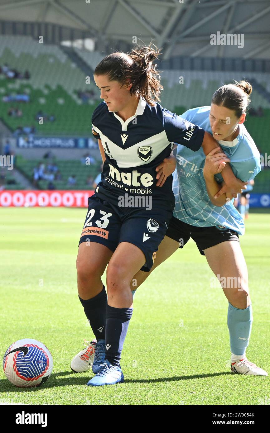 Melbourne, Australia. 23rd Dec, 2023. Rachel Lowe of Melbourne Victory ...