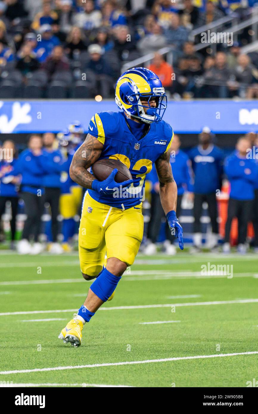 Los Angeles Rams running back Kyren Williams (23) during a NFL ...