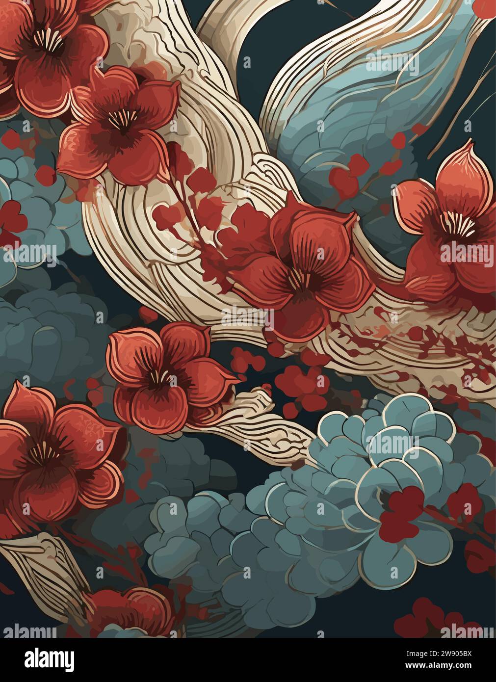 Black and gold wall art Stock Vector Images - Alamy