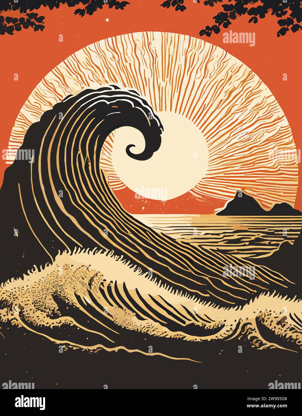 Japan wide Stock Vector Images - Alamy