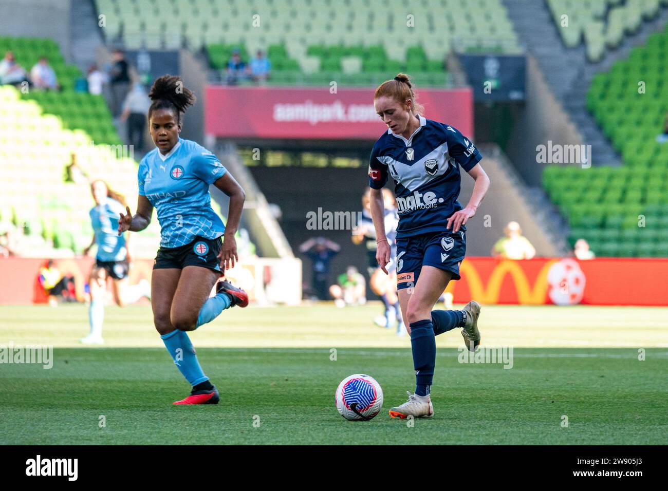 Melbourne, Australia. 23 December, 2023. Left to Right: Melbourne City ...