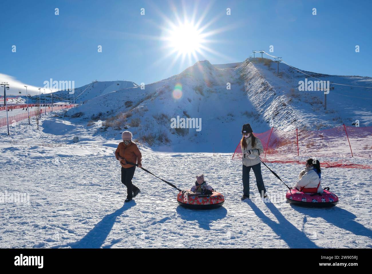 Fukang, China's Xinjiang Uygur Autonomous Region. 22nd Dec, 2023 ...