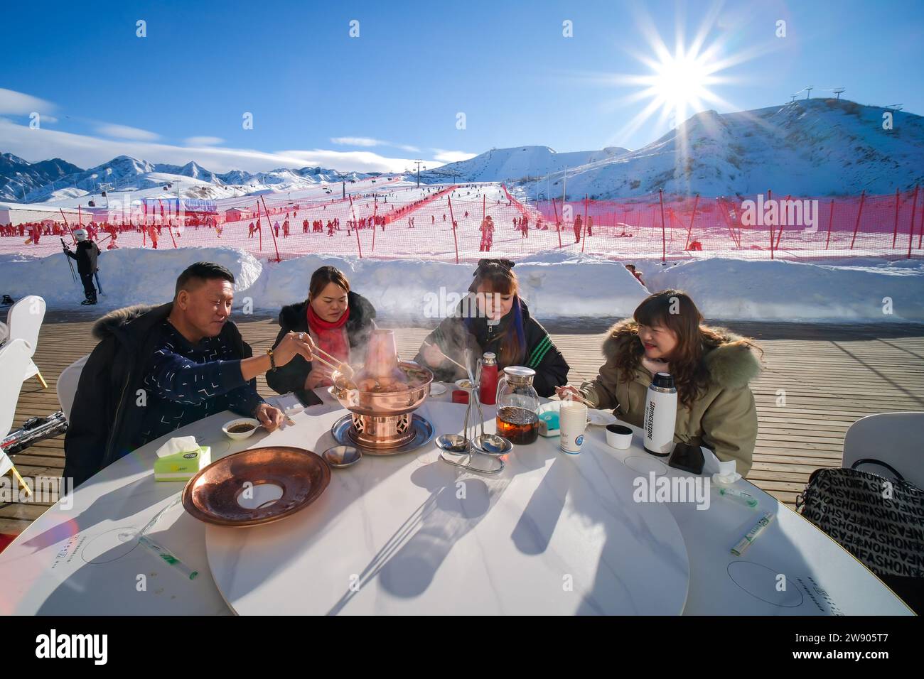 Fukang, China's Xinjiang Uygur Autonomous Region. 22nd Dec, 2023 ...