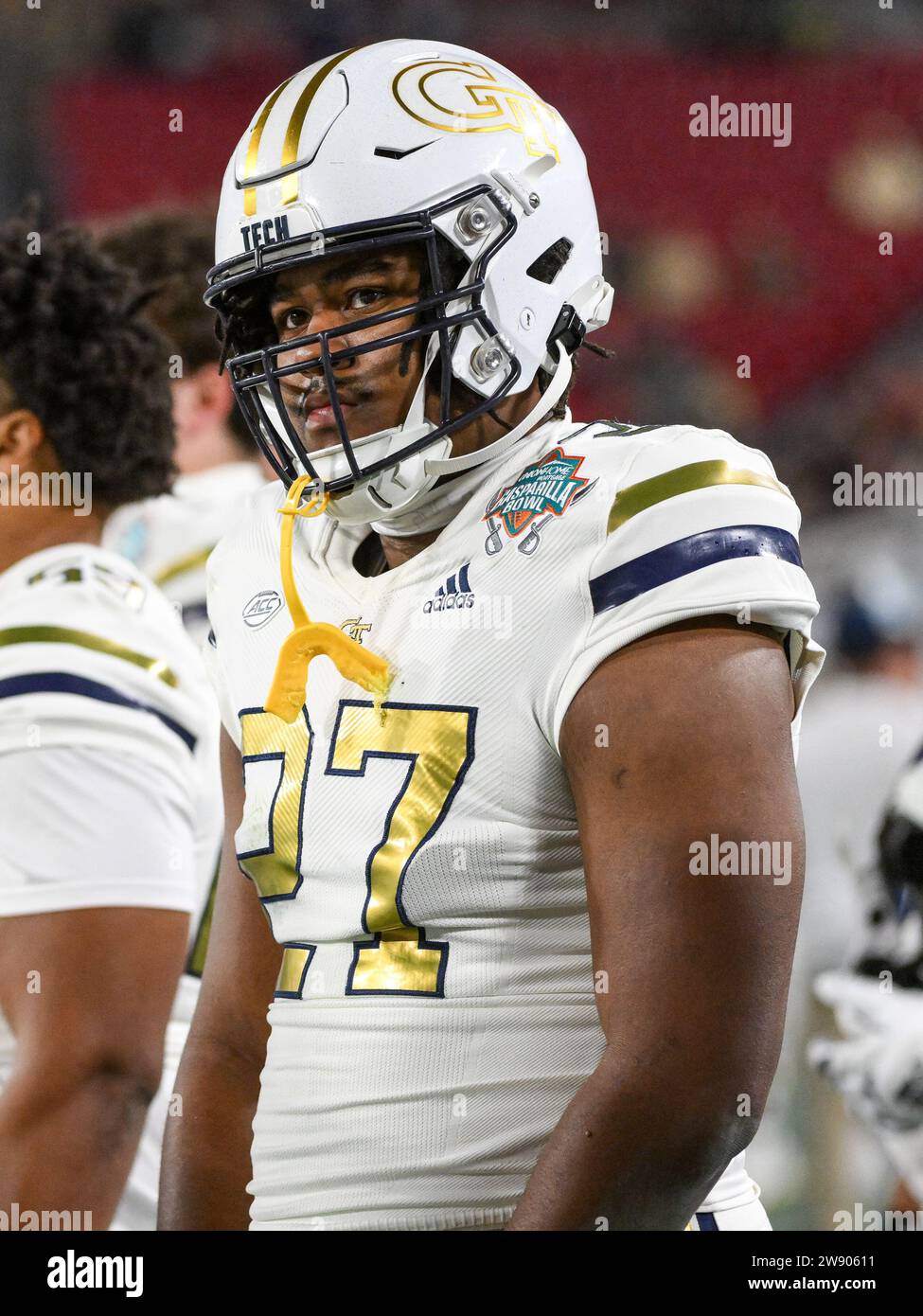 December 22, 2023: Georgia Tech defensive lineman Josh Robinson (27 ...