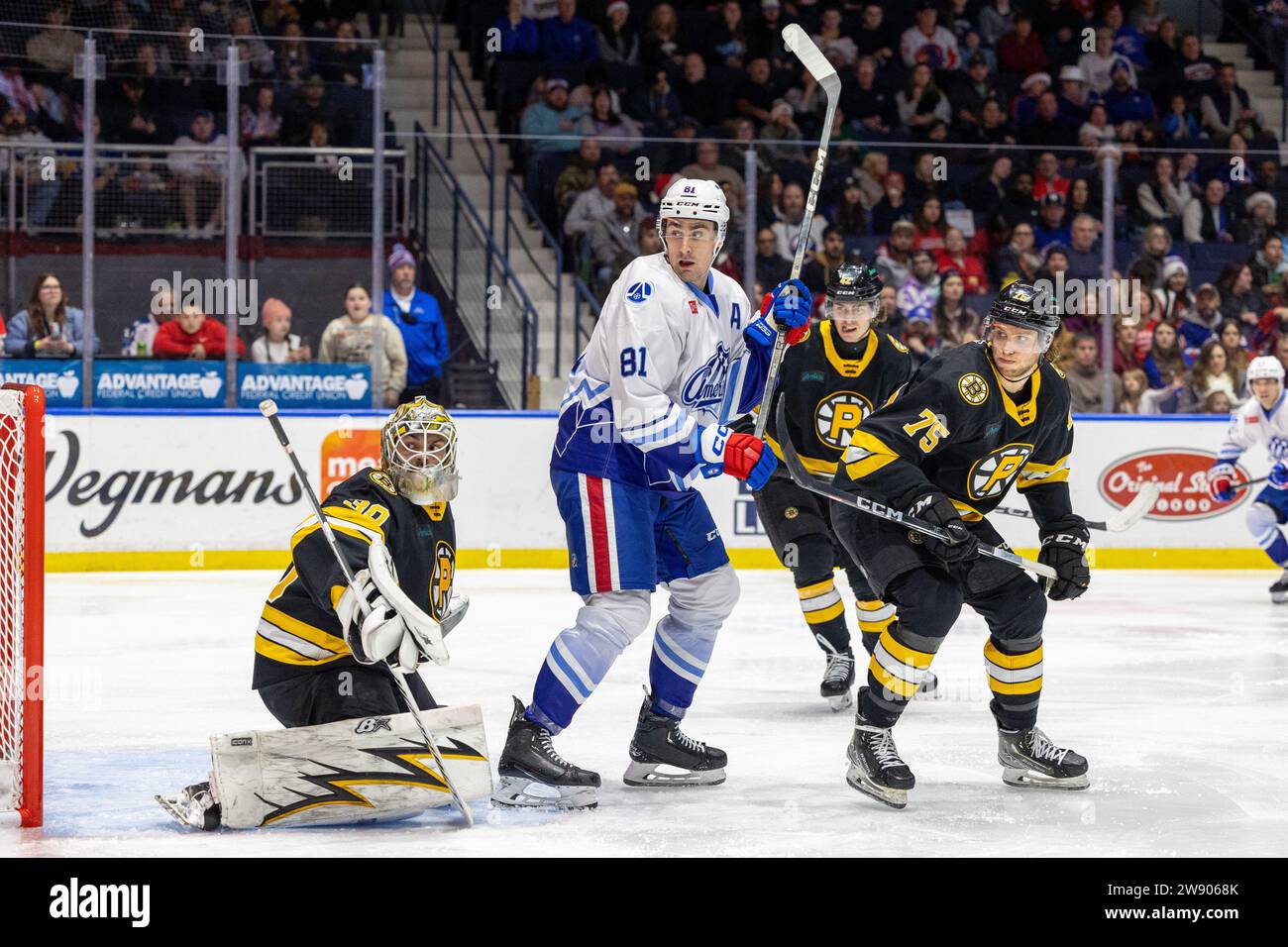 Rochester, New York, USA. 22nd Dec, 2023. Rochester Americans forward ...