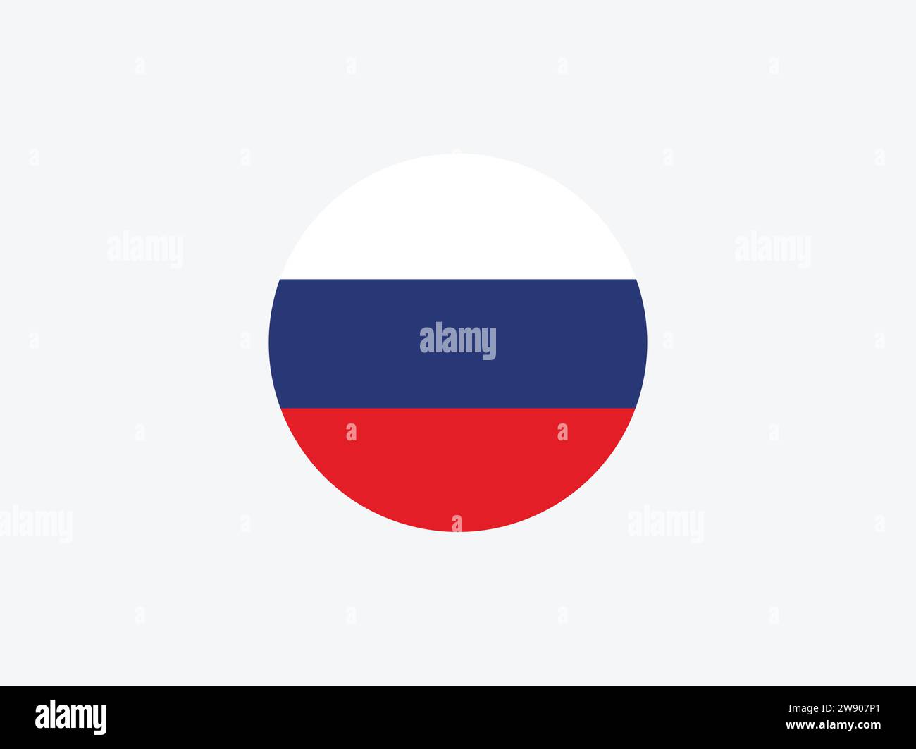 Russia Round Flag Vector Flat Icon Stock Vector Image & Art - Alamy