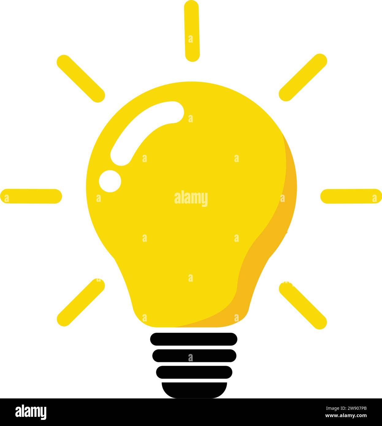 T Bulb Icon Vector T Bulb Ideas Symbol Illustration Stock Vector Image ...
