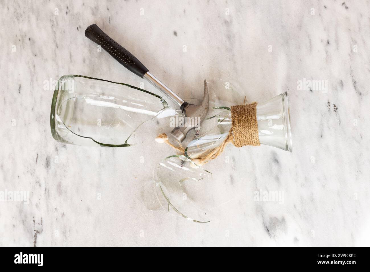 Broken glass floor hi-res stock photography and images - Alamy