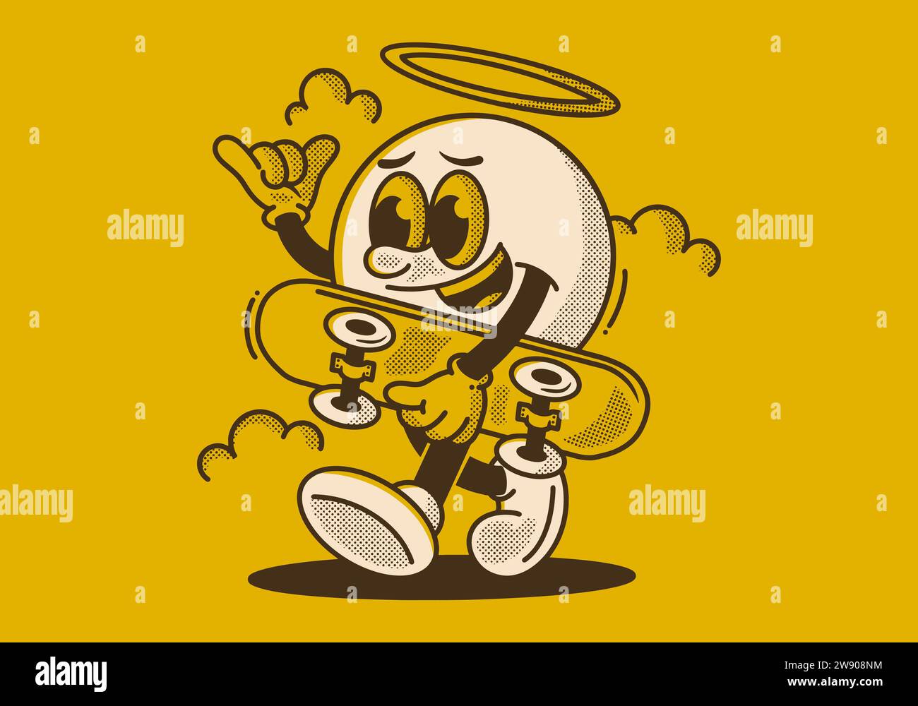 Retro speed walking Stock Vector Images - Alamy