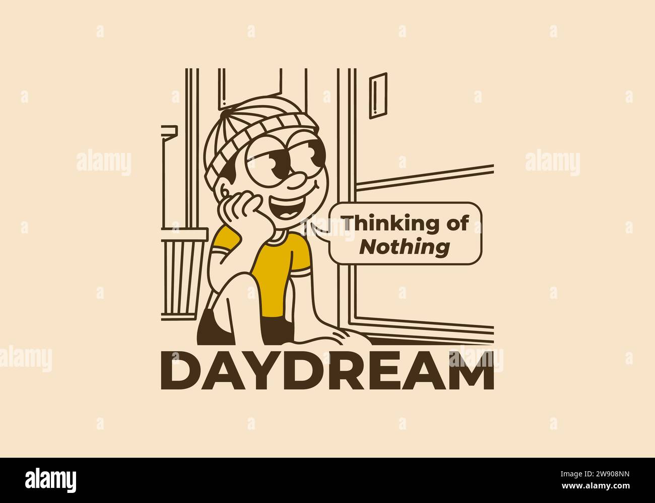 Man wearing nothing Stock Vector Images - Alamy