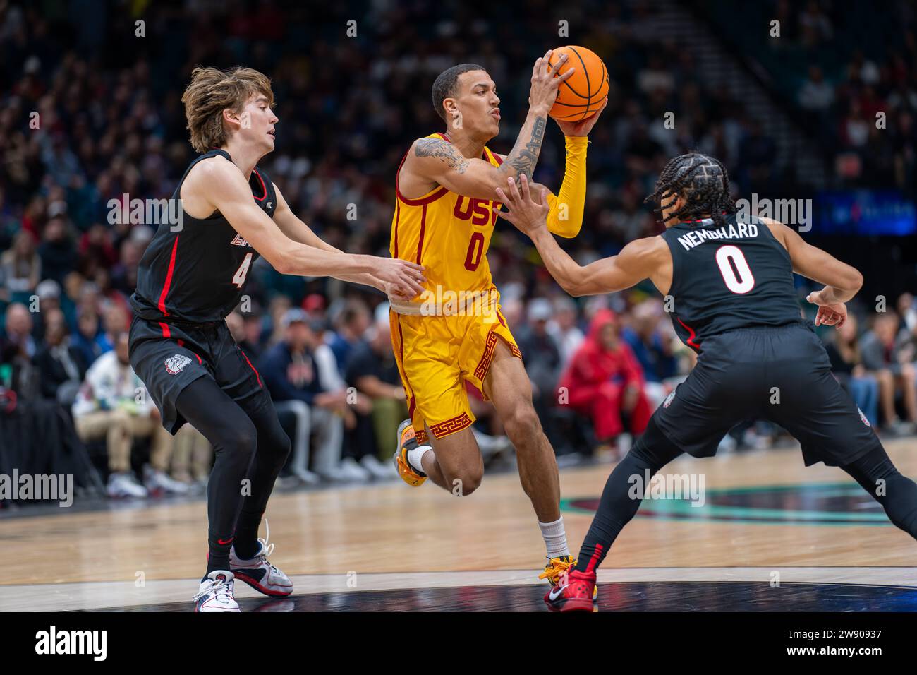 Las Vegas, United States. 02nd Dec, 2023. USC Trojans Guard Kobe ...