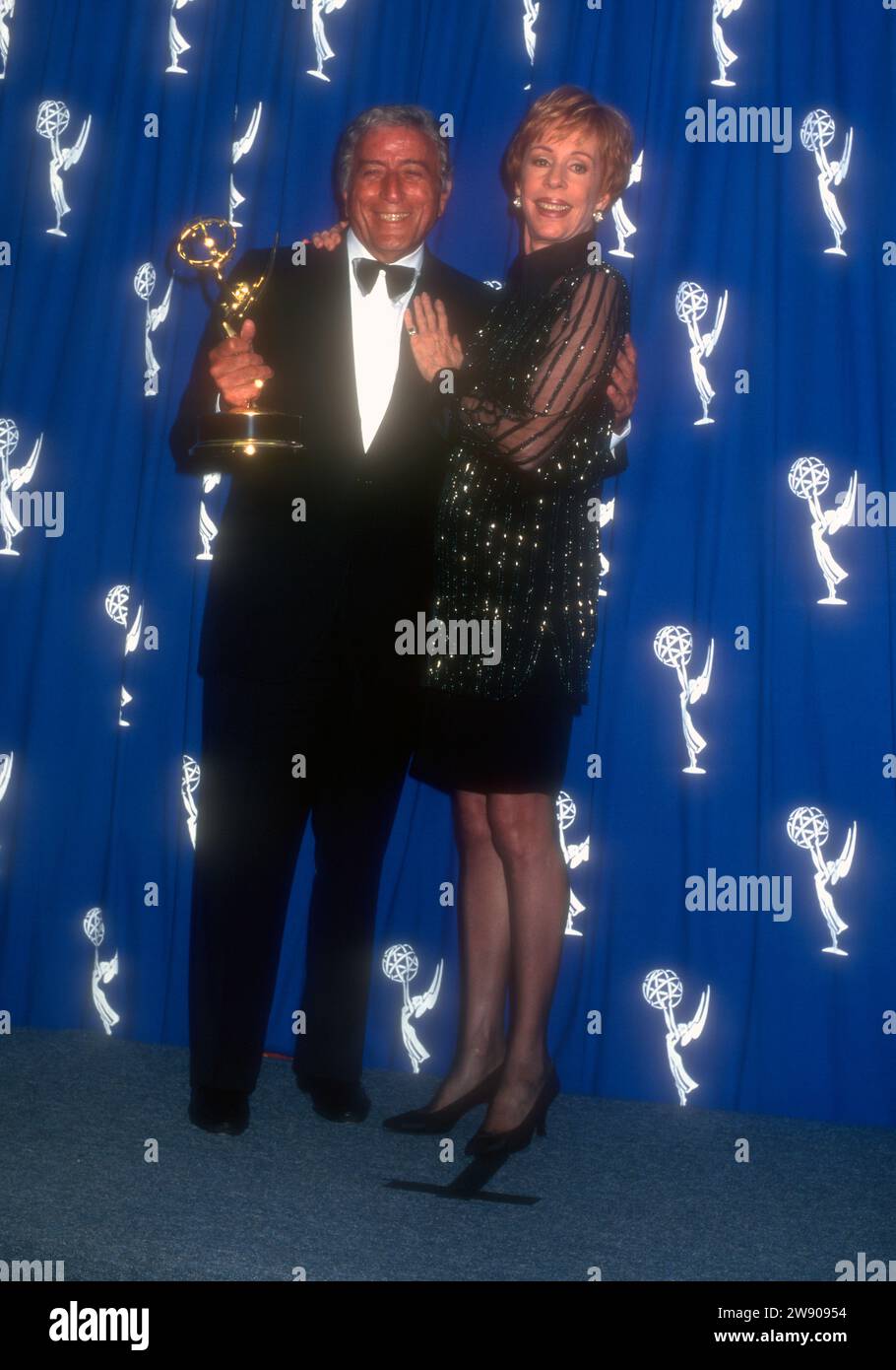 Pasadena, California, USA 8th September 1996 Singer Tony Bennett and ...