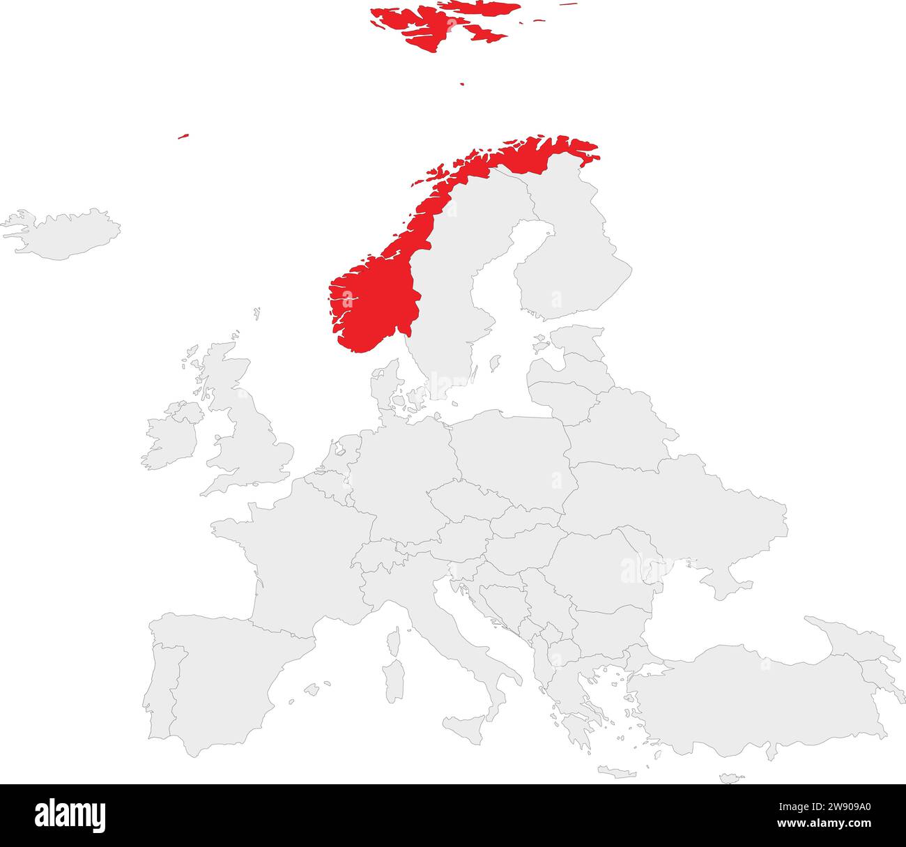 Area map oslo norway hi-res stock photography and images - Alamy