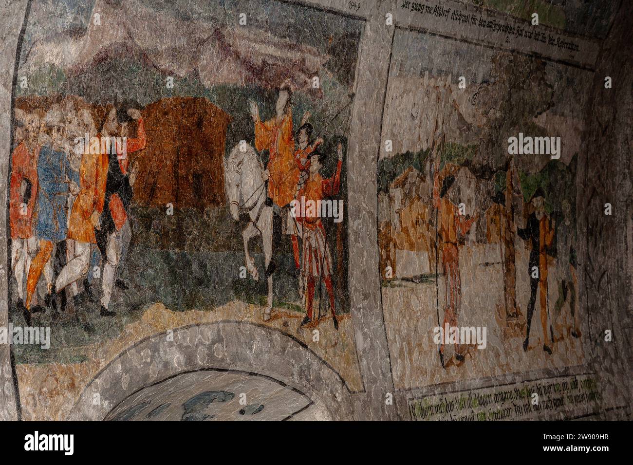 Earliest known frescoes to depict legendary Swiss hero and national ...