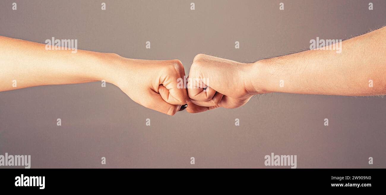 Fist Bump. Clash of two fists. Gesture of giving respect or approval ...