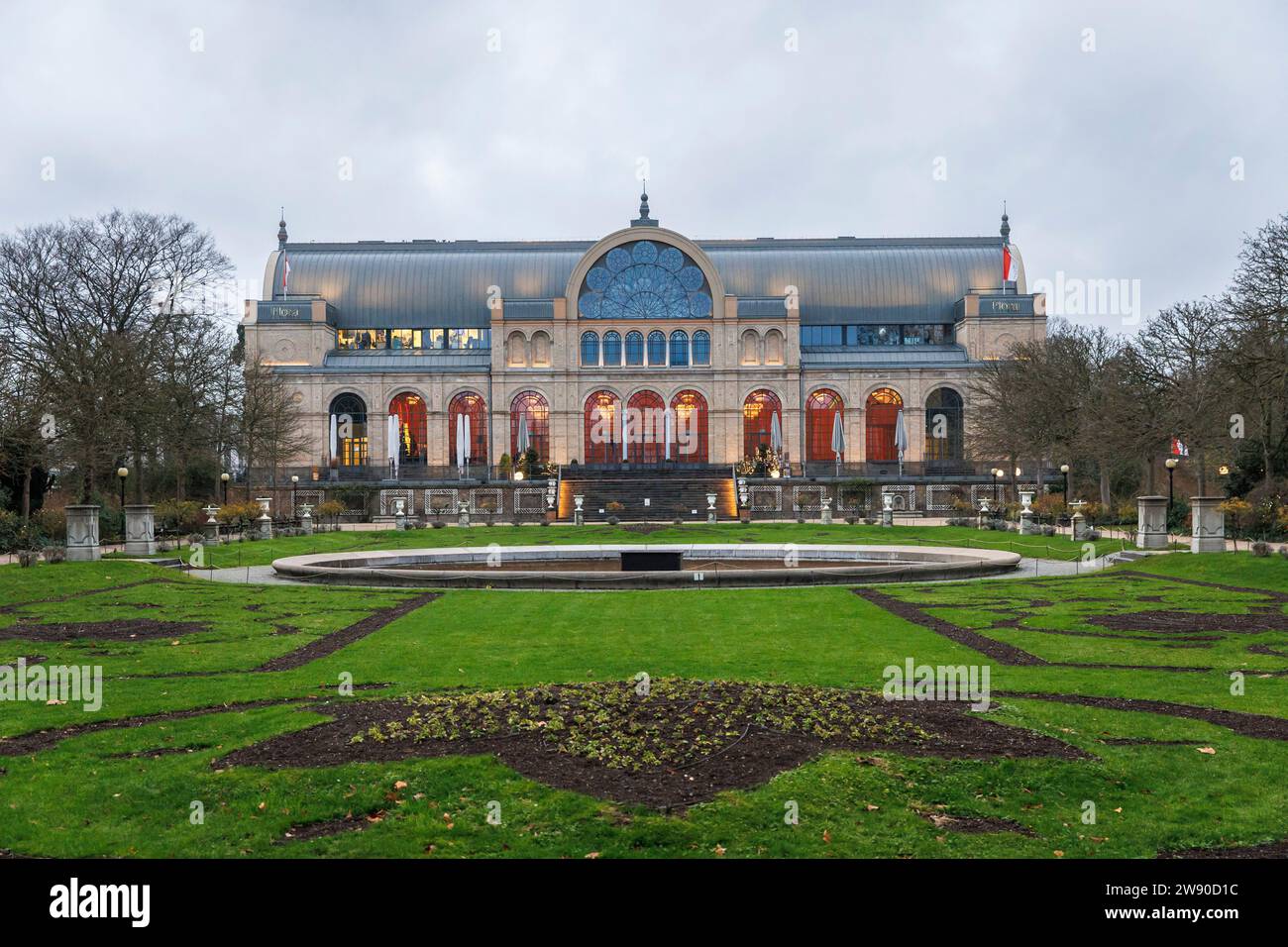 the main building of the Flora (Palais im Park) in the Botanical Garden ...