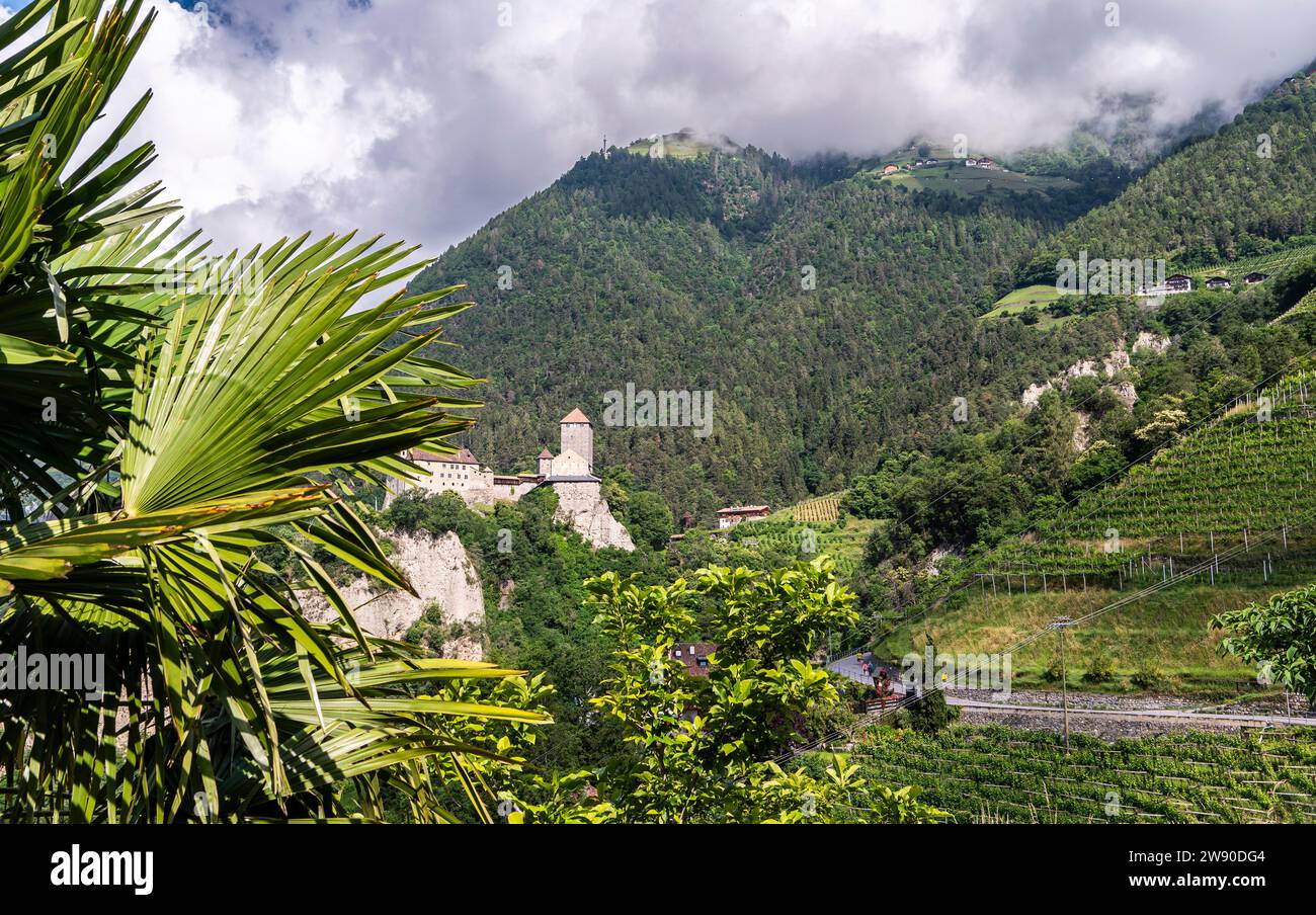 Tyrol Castle in South Tyrol. The Castle is home to the South Tyrolean ...