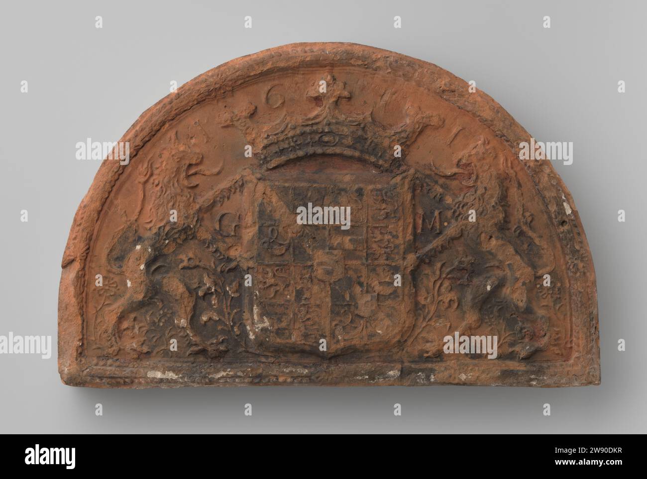 Hearing Coverstone With The Wapen Of Prince Maurits Of Orange Nassau ...