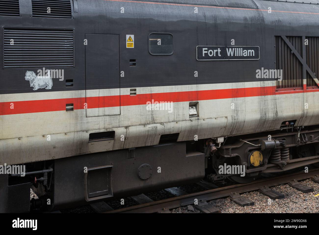 The train from Fort William, an endless journey Stock Photo - Alamy