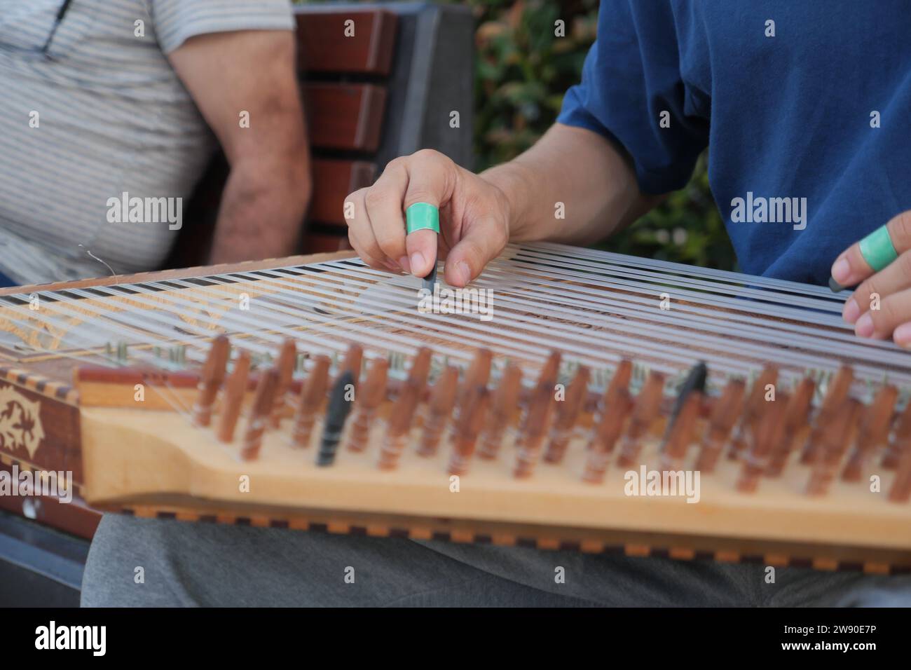 Old musical instrument cimbalom player hi-res stock photography and ...