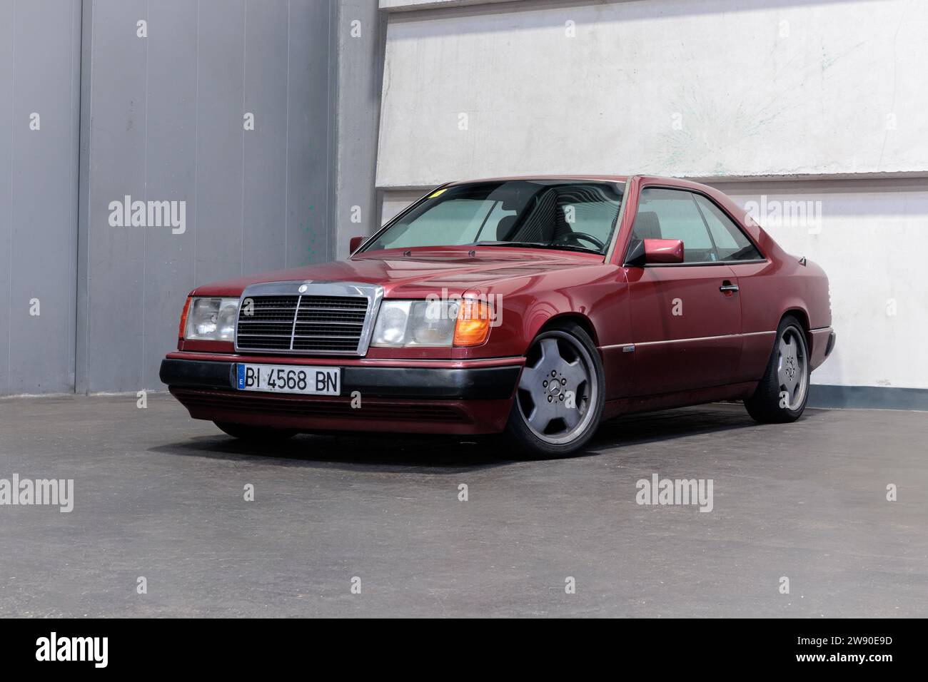 Bilbao, Spain-November 11, 2023: 1987 Mercedes-Benz C124 (320 CE) in ...