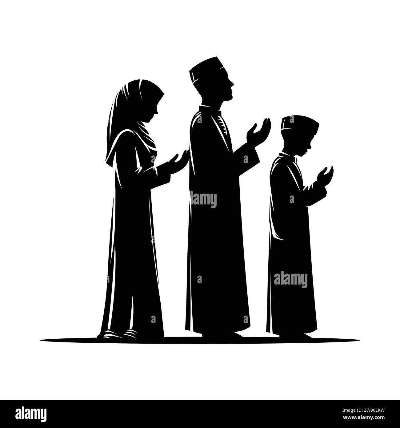 Parent child silhouettes hi-res stock photography and images - Alamy