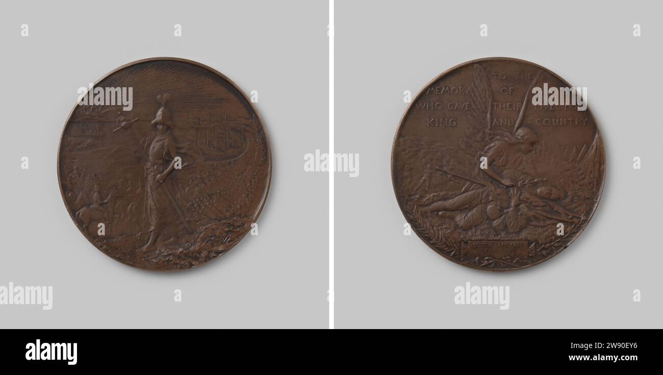 Boer War, Penning made in honor of those who gave their lives for King ...