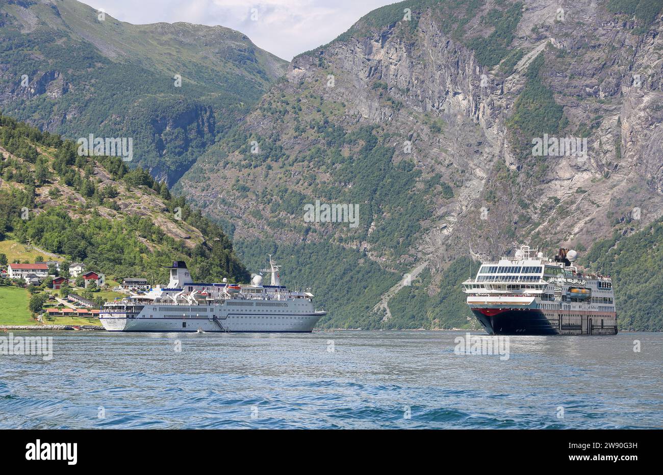 North Sea, Denmark. December 23, 2023 : Cruise ship MS Maud (ex ...