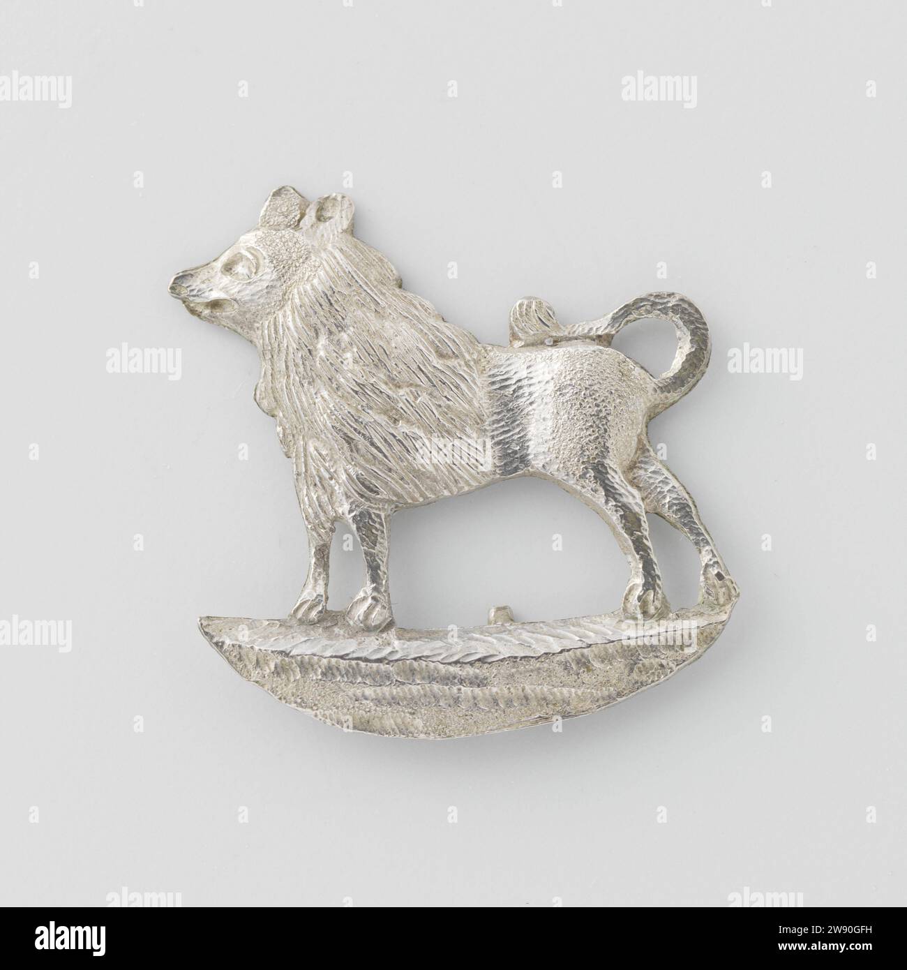 Keeshondje, anonymous, 1784 - 1787 Keeshondje, one-sided silver open ...