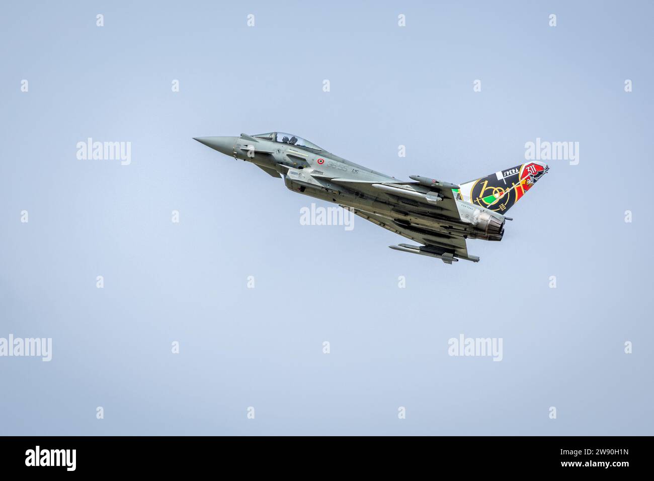 Italian Air Force - Eurofighter F-200A Typhoon, performing at The RIAT ...