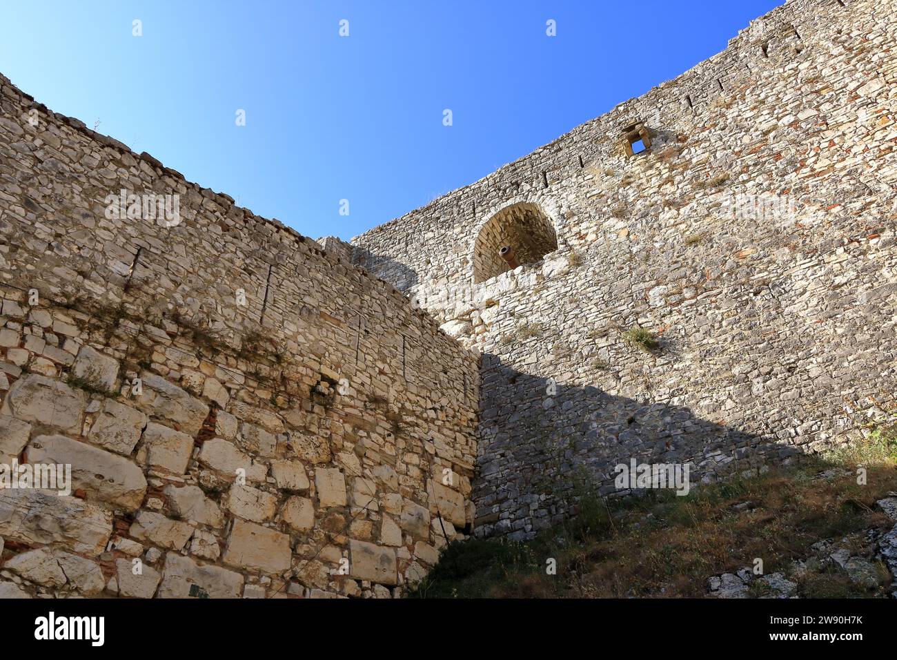 the old castle Berat Berati in Albania Stock Photo - Alamy